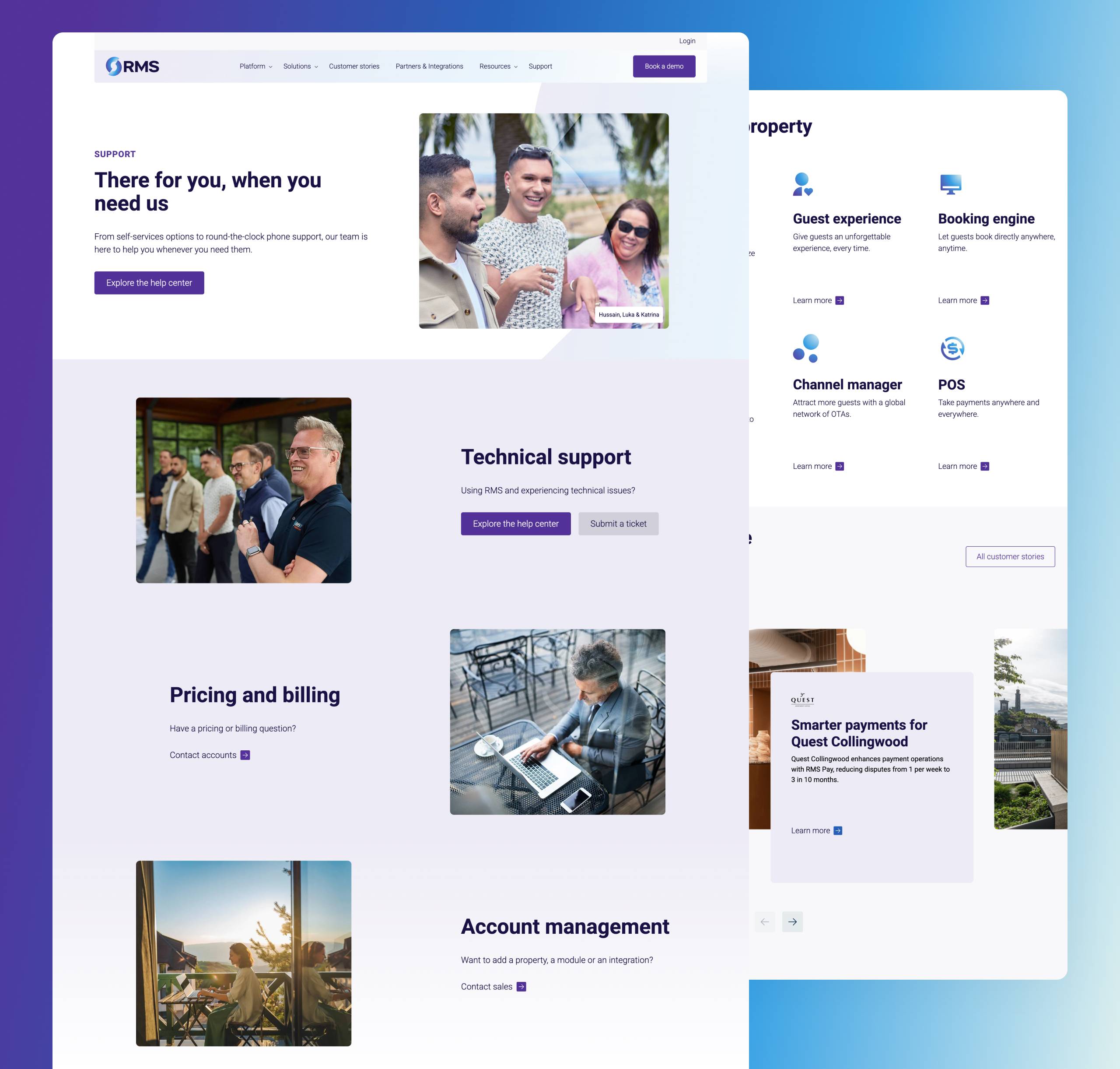 RMS Brand and Website | Blend